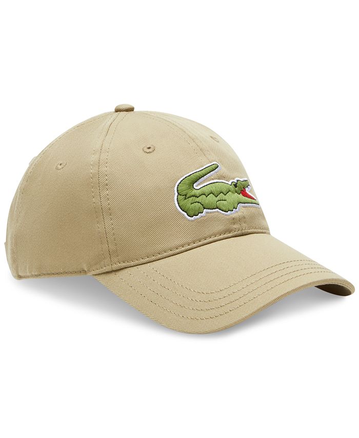 Lacoste Men's Adjustable Croc Logo Cotton Twill Baseball Cap & Reviews ...