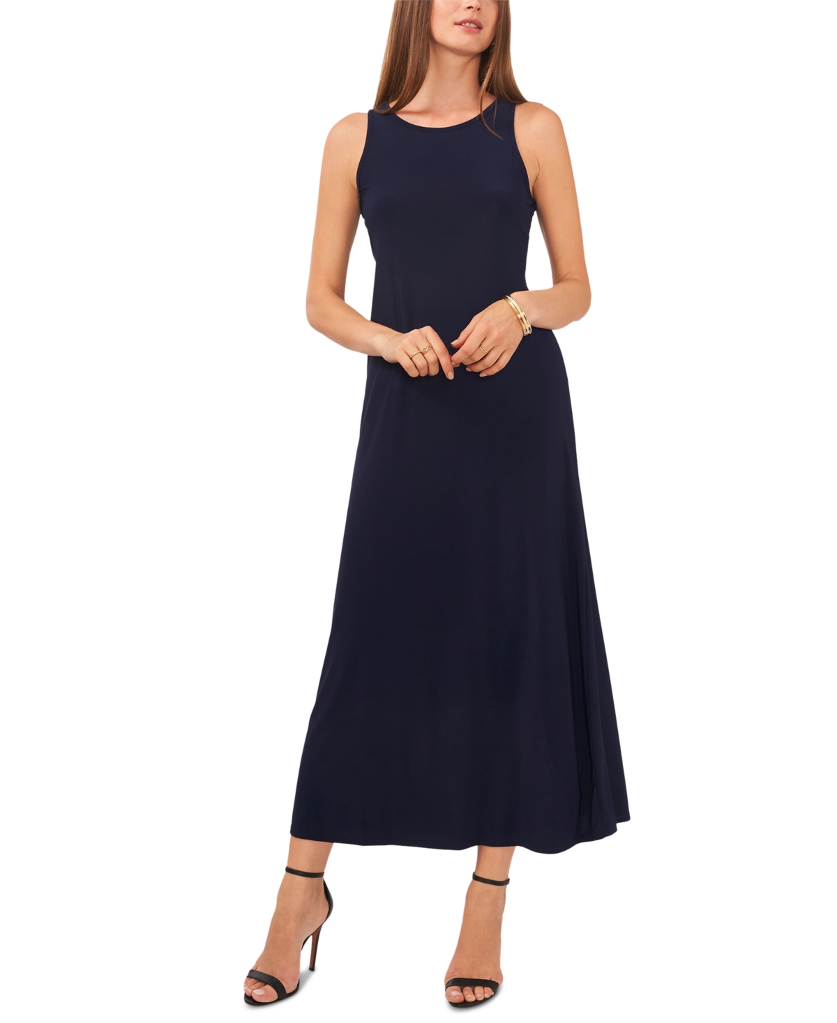 Click here for Vince Camuto Womens Sleeveless Keyhole-Back Crewne... prices