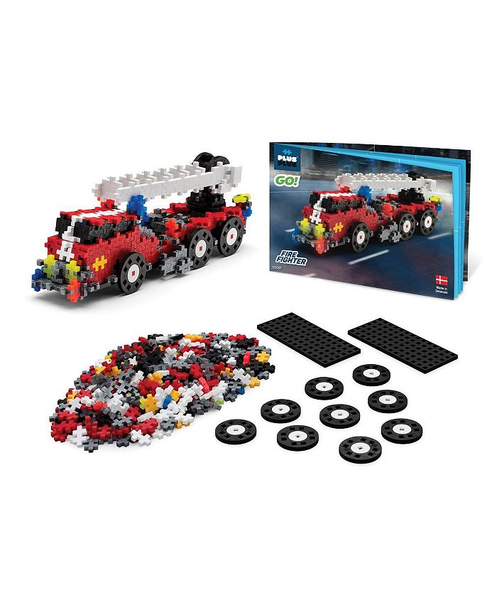 Plus-Plus GO! Fire Truck & Firefighter Building Set - 430 Pieces - Macy's
