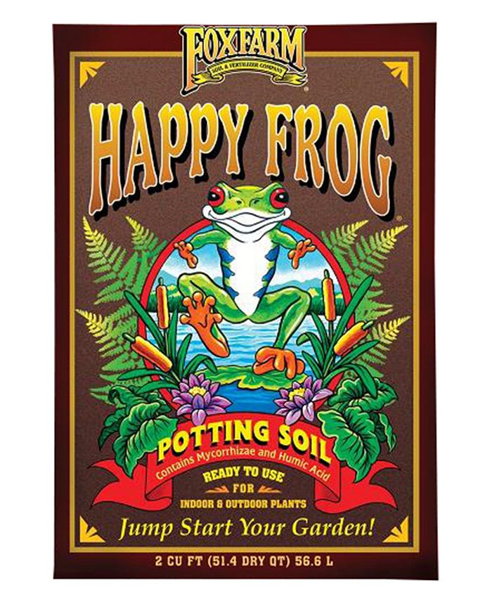 FoxFarm Fox Farm FX14047 Happy Frog Potting Soil, 2-Cubic Feet - Macy's