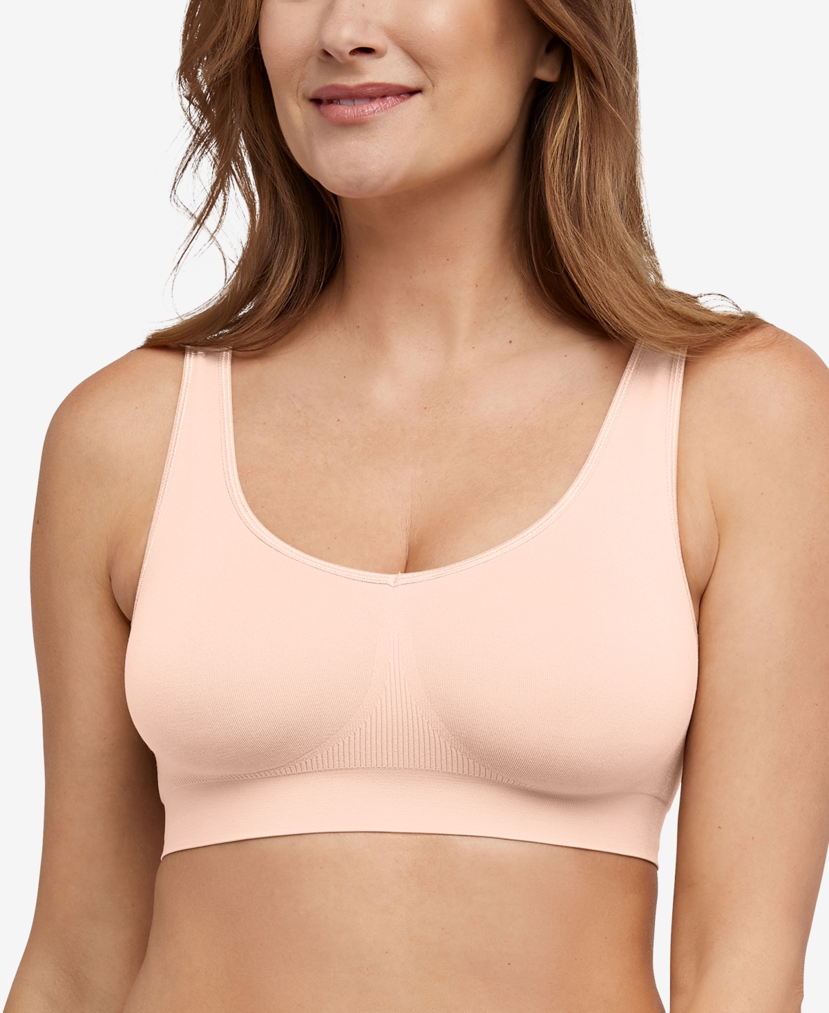 Click here for Bali One Smooth U Wireless Bralette Dfbral - Blush... prices