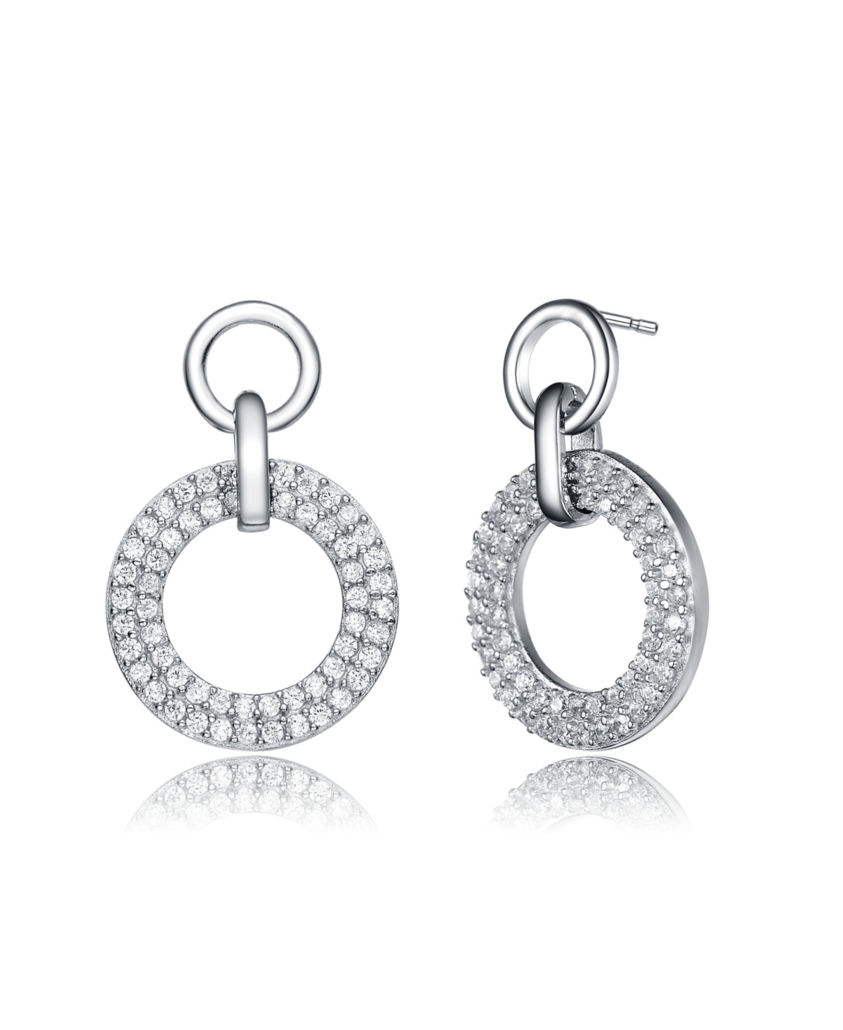 Click here for Sterling Silver White gold Plated Cubic Zirconia S... prices