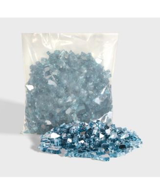 WestinTrends Fire Pit Fire Glass Tempered Glass Rocks for Fireplace ...