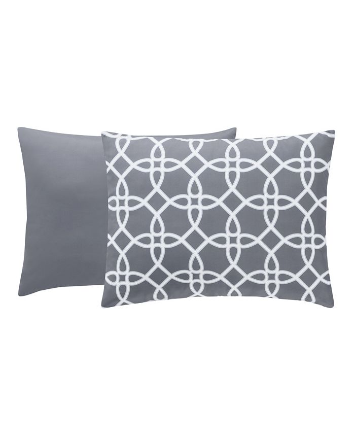 Keeco Carlisle 2 Piece Polyester Reversible Comforter Set, Twin - Macy's