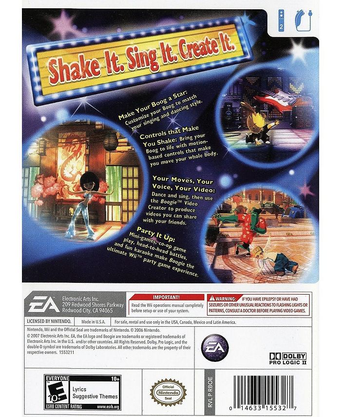 Electronic Arts Boogie with Microphone - Nintendo Wii - Macy's