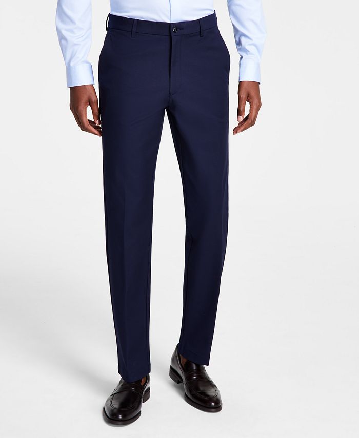Michael Kors Men's Classic Fit Cotton Stretch Performance Pants - Macy's