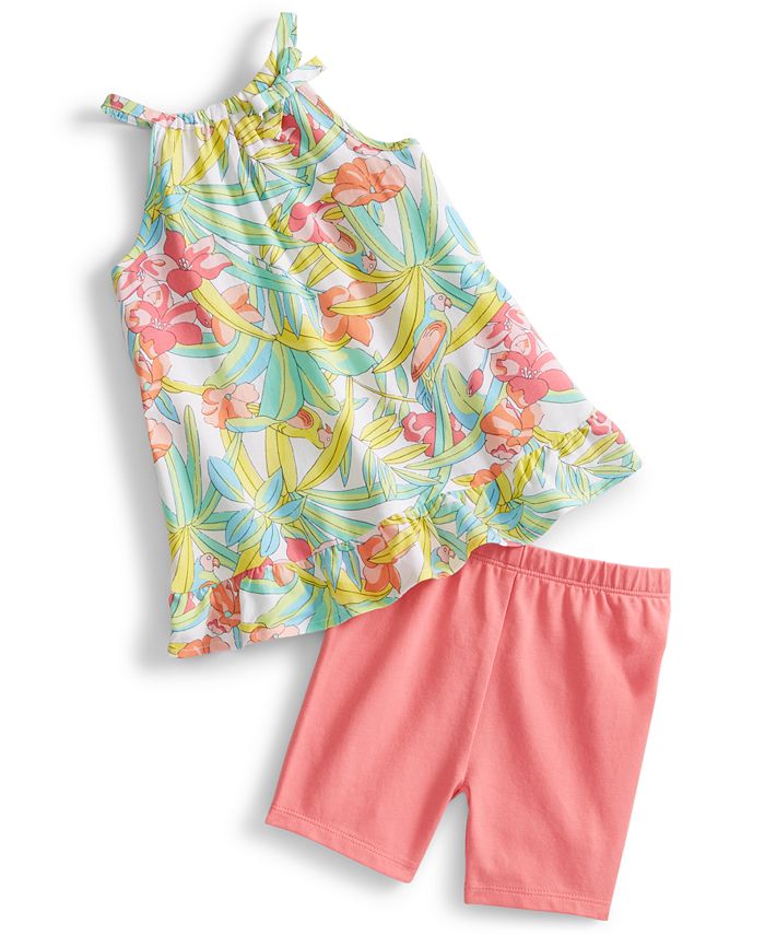 First Impressions Baby Girls Key West Tunic and Shorts Set, Created for ...