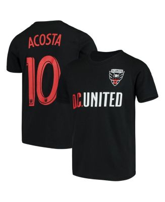 Outerstuff Youth Boys Luciano Acosta Black D.C. United Name and Number ...