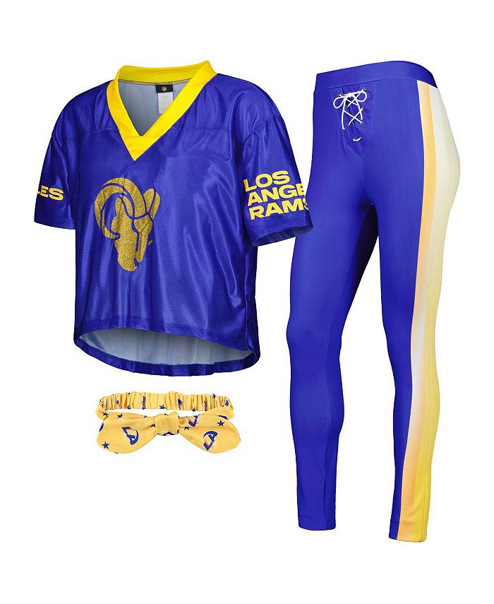 Jerry Leigh Women's Royal Los Angeles Rams Game Day Costume Set - Macy's
