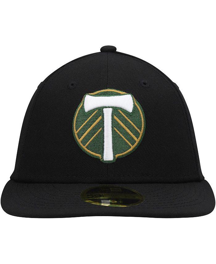 New Era Men's Black Portland Timbers Primary Logo Low Profile 59FIFTY ...