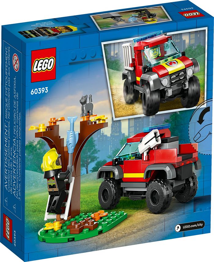LEGO® City Fire 4x4 Fire Truck Rescue 60393 Building Set, 97 Pieces ...