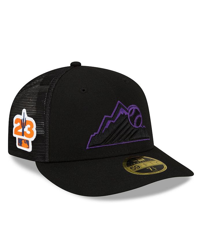 New Era Men's Black Colorado Rockies 2023 Spring Training Low Profile ...