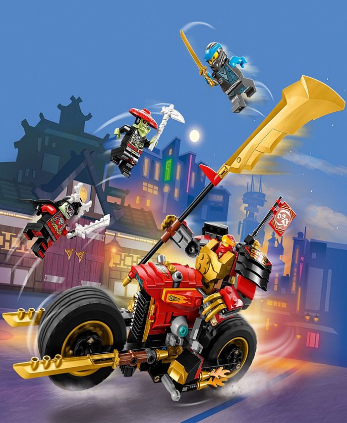 LEGO® Ninjago Kai’s Mech Rider EVO 71783 Toy Building Set with Kai, Nya, Bone King and Bone ...