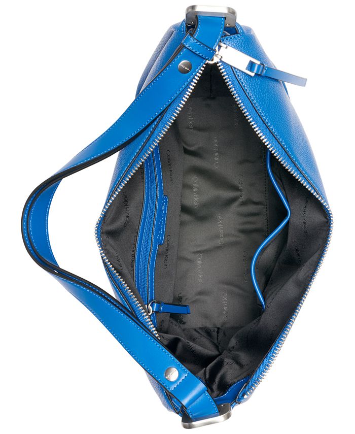 Calvin Klein Prism Top Zipper Convertible Hobo Bag - Macy's