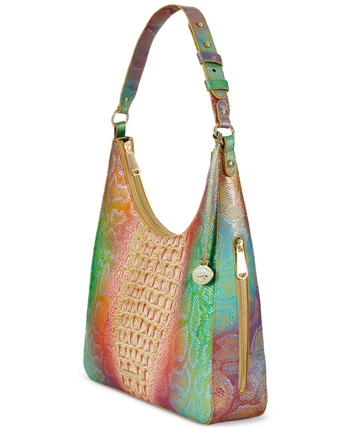 Brahmin Tabitha Abalone Embossed Leather Medium Shoulder Bag - Macy's