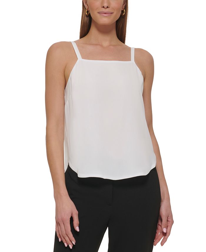 DKNY Women's Square-Neck Camisole - Macy's