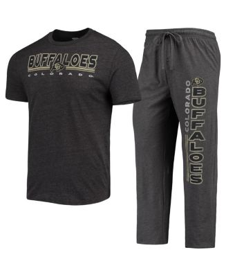 Men's Concepts Sport Heathered Charcoal, Black Colorado Buffaloes Meter ...