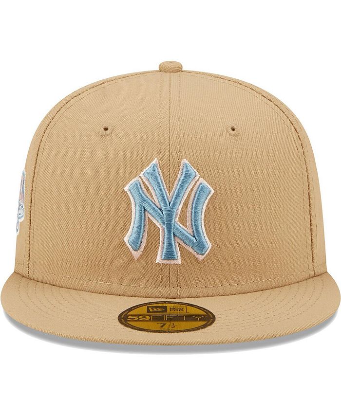 New Era Men's Tan New York Yankees 1999 World Series Sky Blue ...