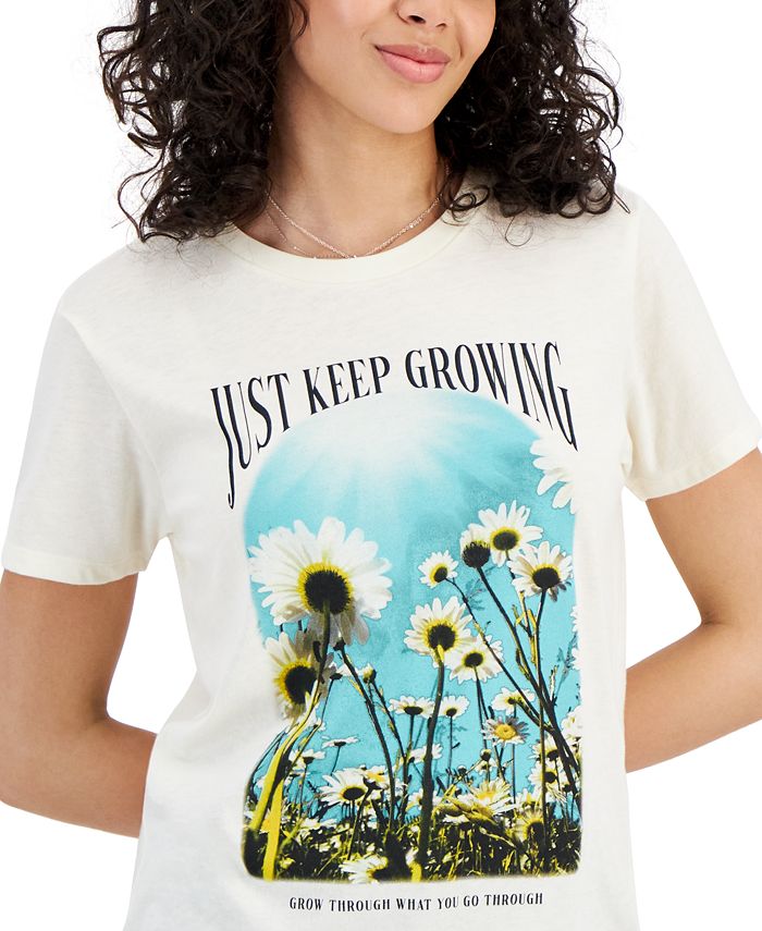 Rebellious One Juniors' Just Keep Growing Graphic Tee - Macy's