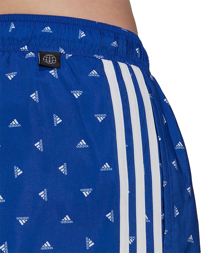 adidas Men's Classics Quick-Dry Logo-Print 3" Swim Trunks - Macy's