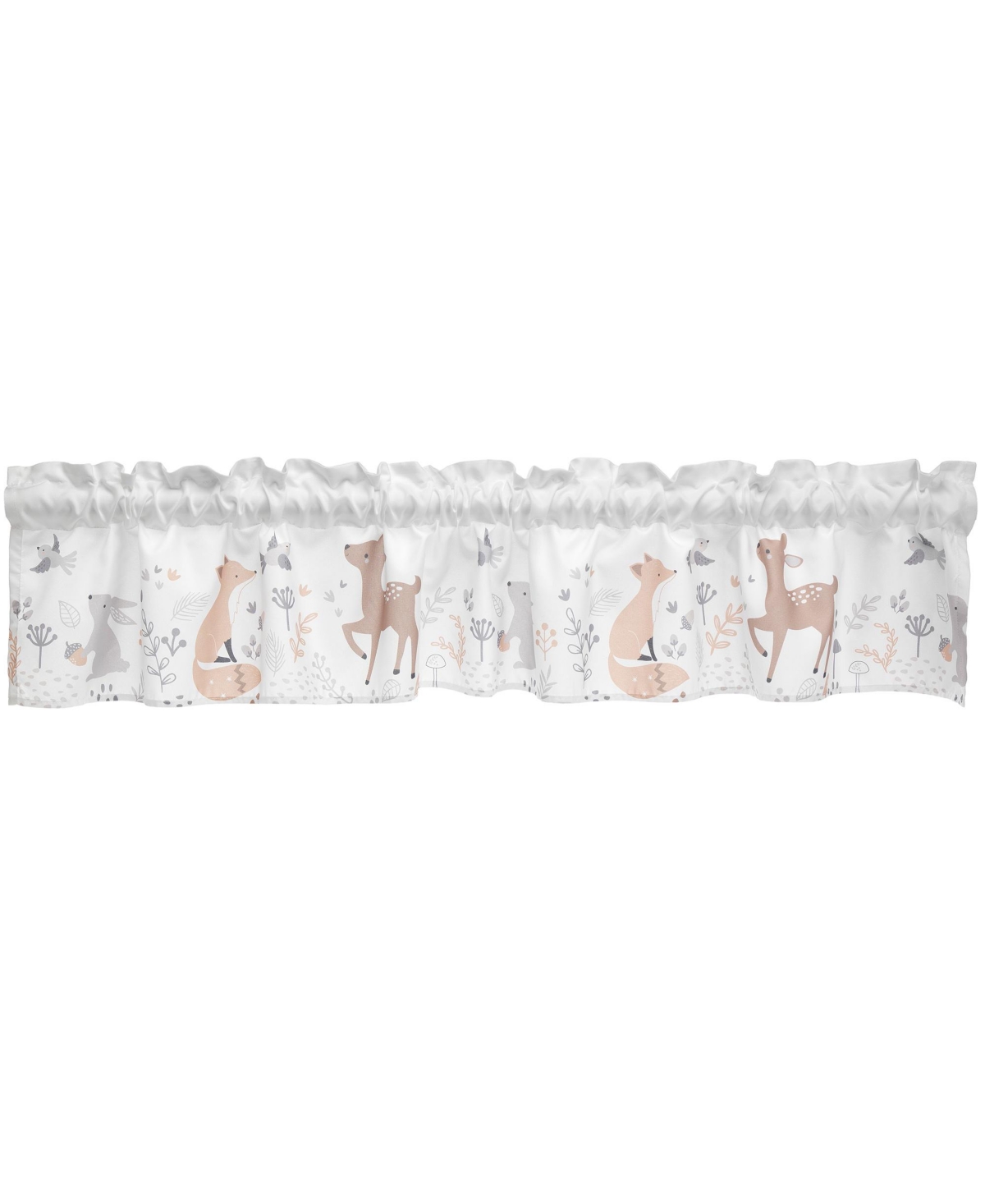 Click here for Bedtime Originals Deer Park Gray Window Valance -... prices