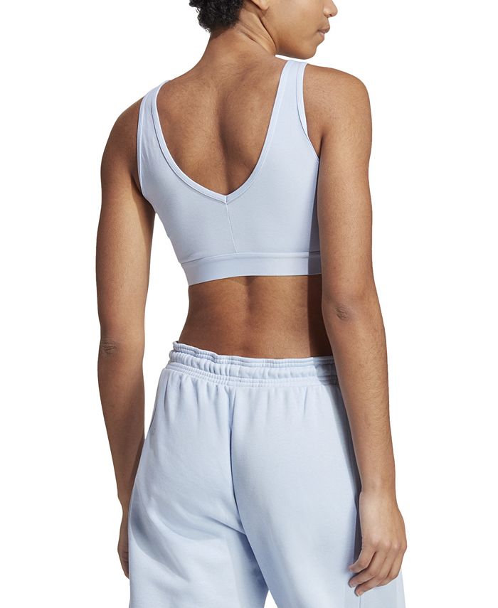 adidas Women's Essentials 3-Stripes Crop Top - Macy's