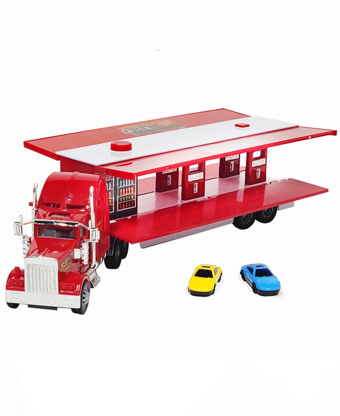 Big Daddy Cross Country Big Rig with Pop-Open Gas Station and Semi ...