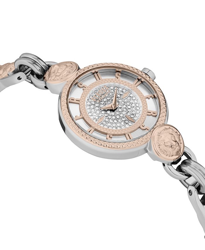 Versus Versace Women's Les Docks Petite 2 Hand Quartz Rose Two-Tone ...