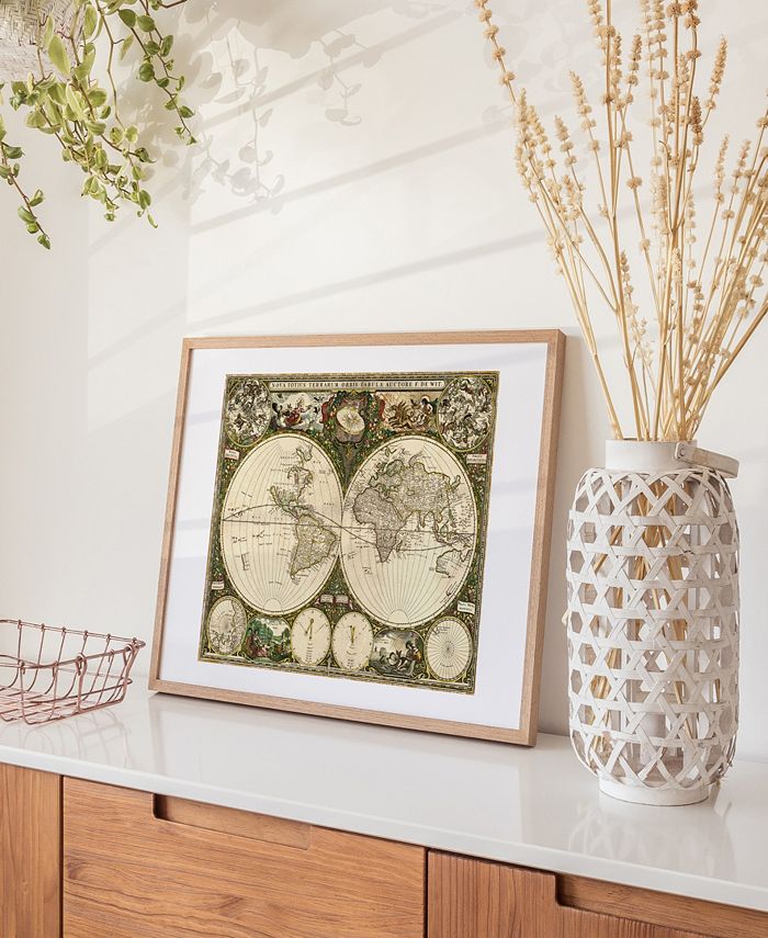 Mindbogglers Gold-Tone Foil 1500-Piece Jigsaw Puzzle Vintage-Like World ...