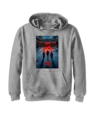 Netflix Boy's Stranger Things Winter Rift Russia Poster Child Pull Over ...