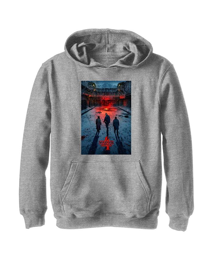 Netflix Boy's Stranger Things Winter Rift Russia Poster Child Pull Over ...