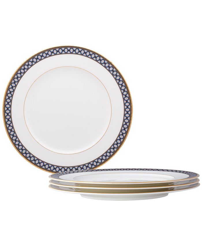 Noritake Blueshire Set of 4 Dinner Plates, Service For 4 - Macy's