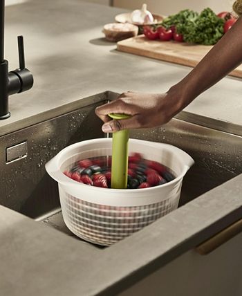Joseph Joseph Spindola In-sink Salad Spinning Colander - Macy's
