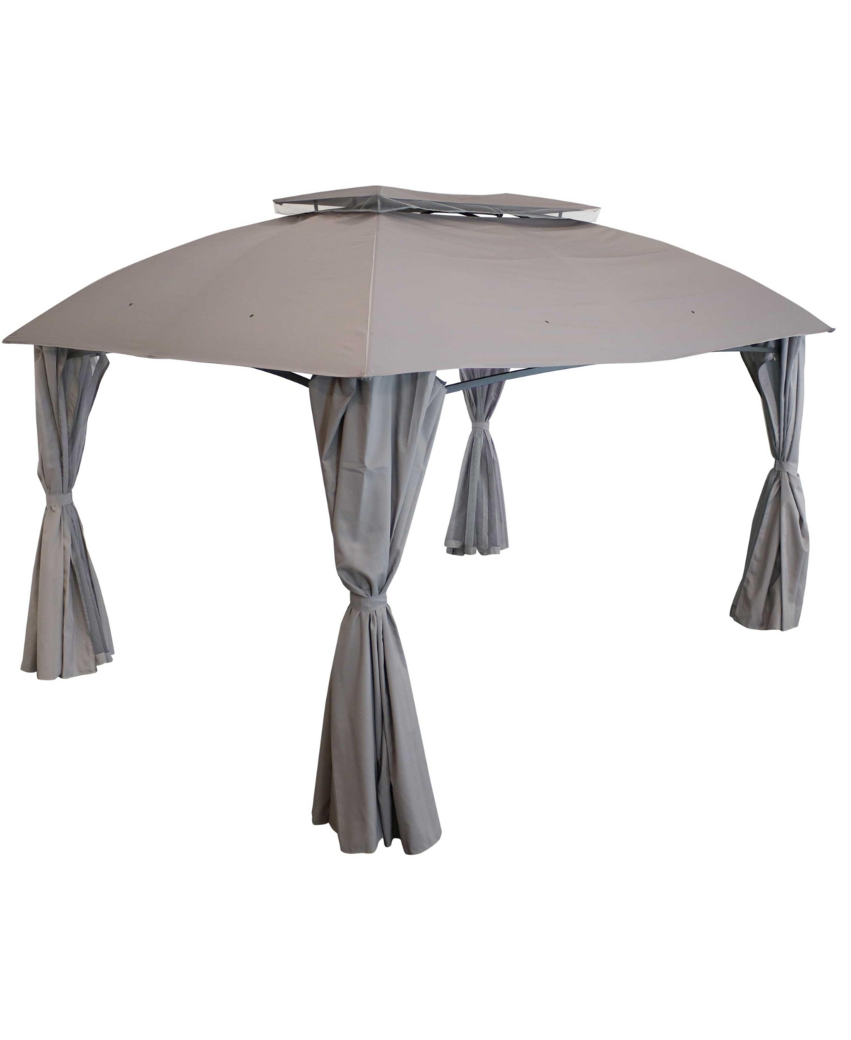Click here for Soft Top Rectangle Patio Gazebo with Screens and P... prices