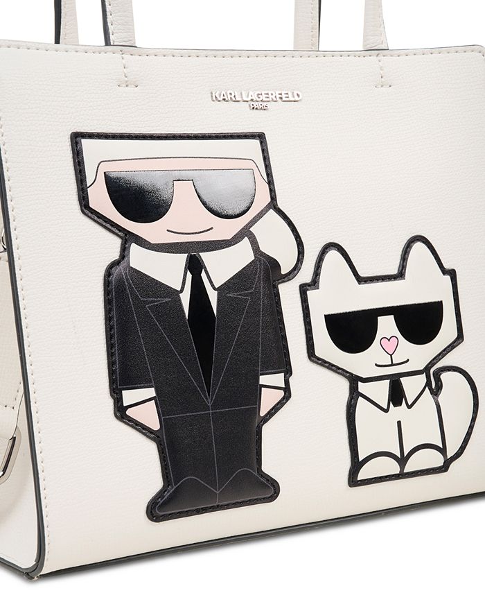 KARL LAGERFELD PARIS Small Maybelle Crossbody Satchel - Macy's