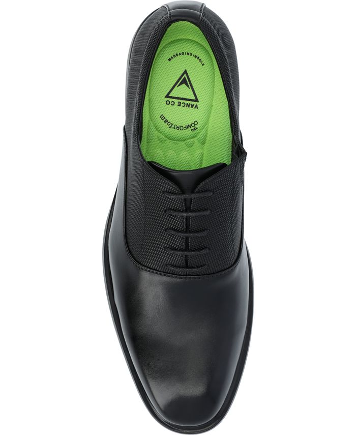 Vance Co. Men's Vincent Plain Toe Oxford Shoes - Macy's