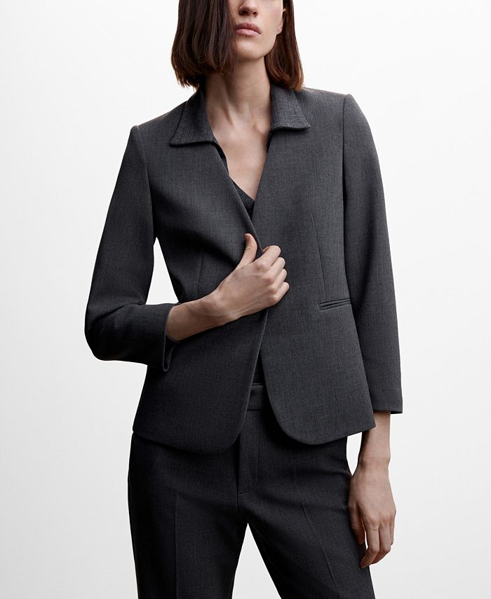 MANGO Women's Suit Blazer - Macy's