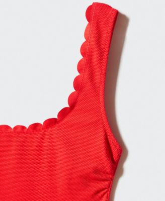 MANGO Women's Scallop-Textured Swimsuit - Macy's