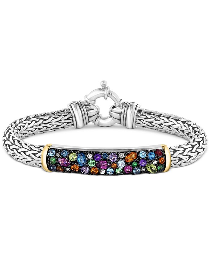 EFFY Collection EFFY® Multi-Gemstone (3-3/4 ct. t.w.) & Diamond (1/8 ct ...