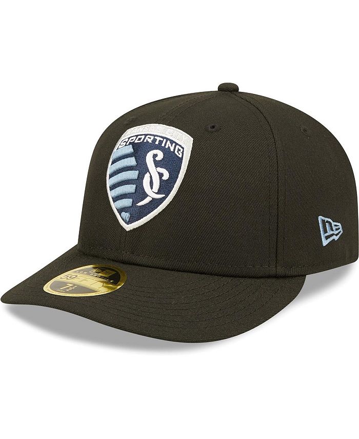 New Era Men's Black Sporting Kansas City Primary Logo Low Profile ...