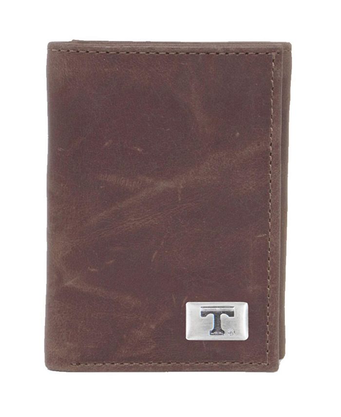 Eagles Wings Men's Tennessee Volunteers Leather Trifold Wallet with ...