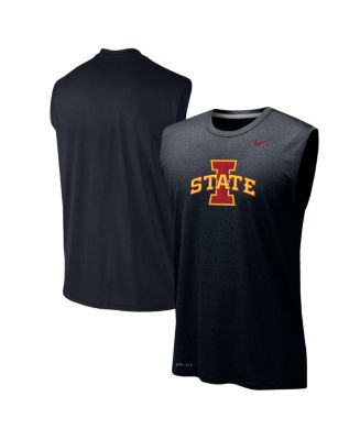 Men's Nike Black Iowa State Cyclones Performance Legend Tank Top - Macy's