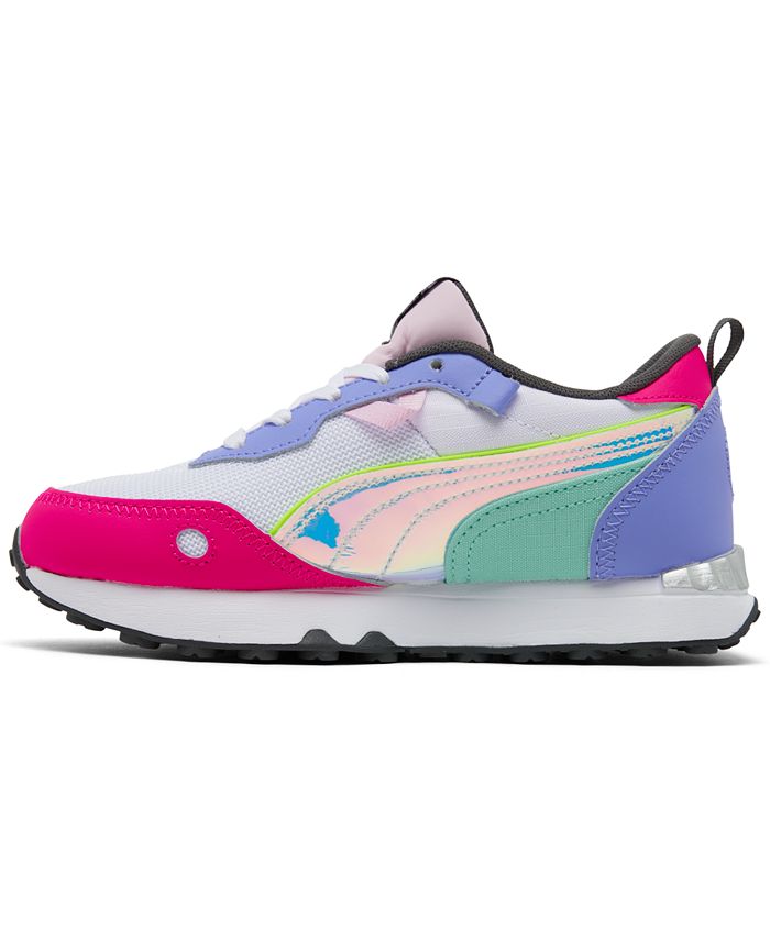 Puma Little Girls Rider FV Glowing Up Casual Sneakers from Finish Line ...