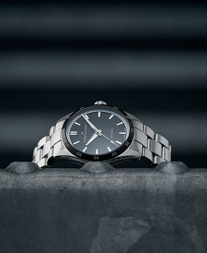 Hamilton Women's Swiss Automatic Jazzmaster Performer Stainless Steel ...