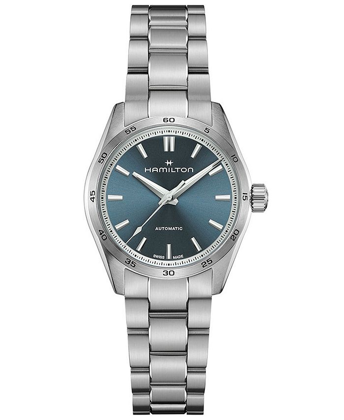 Hamilton Women's Swiss Automatic Jazzmaster Performer Stainless Steel ...