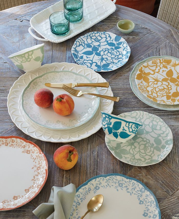 Lenox Butterfly Meadow Cottage Dinner Plate Set, Set of 4 - Macy's