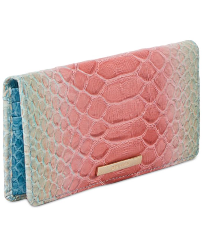 Brahmin Ady Volute Medium Embossed Leather Wallet - Macy's