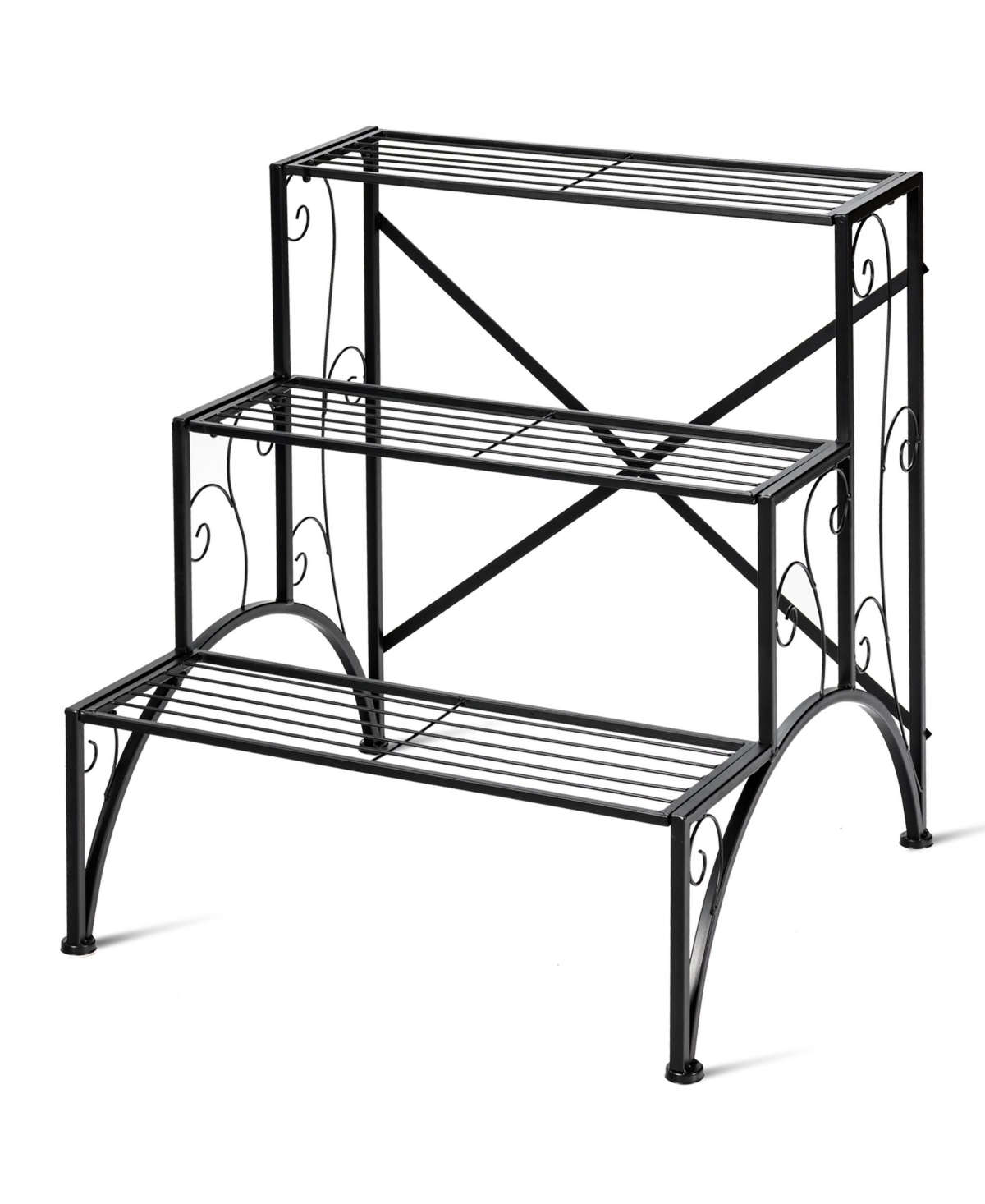 Click here for Plant Rack 3-Tier Metal Plant Stand Garden Shelf S... prices