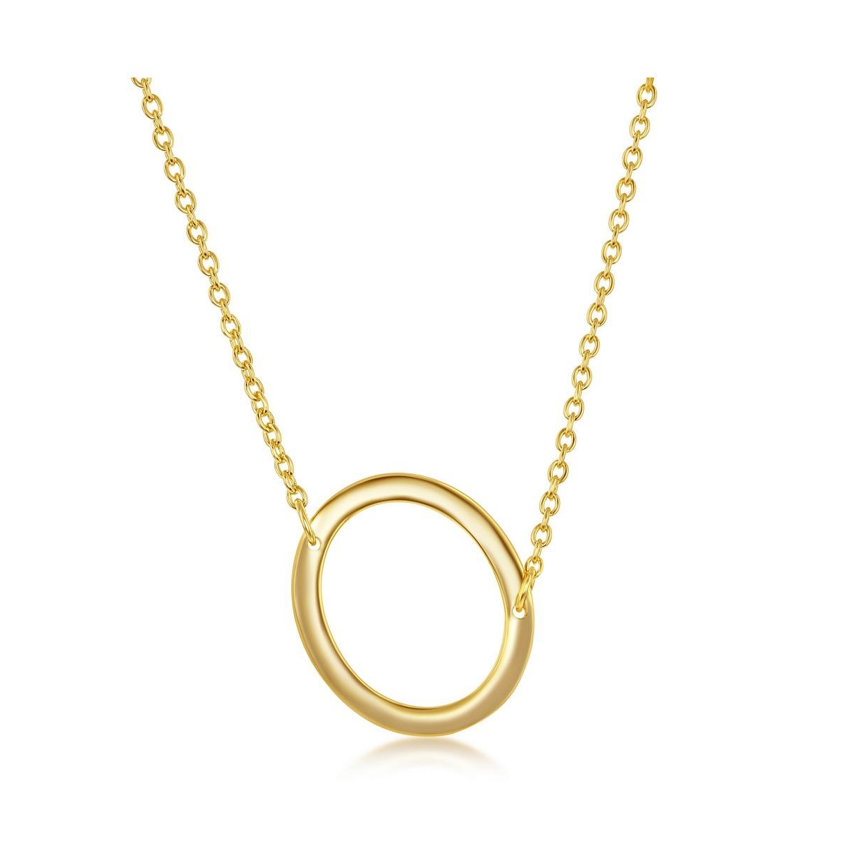 Click here for Sterling Silver  Gold Plated Sideways Initial Neck... prices