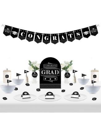 Big Dot of Happiness Graduation Cheers DIY Graduation Party Signs Snack ...